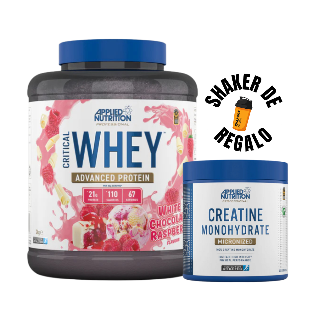 PACK APPLIED/ PROTEINA 65 SERVICIOS + CREATINA 50 SERVICIOS / SELLO ...